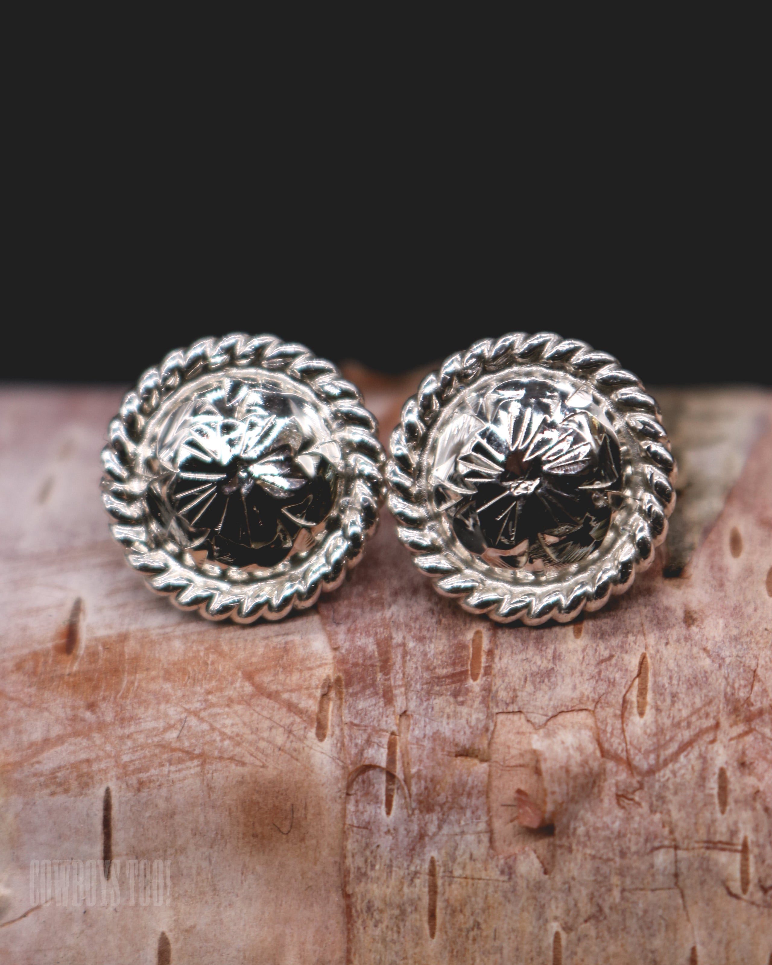Vogt Silversmiths Heirloom Sterling Silver Concho Earrings 011-002 ...